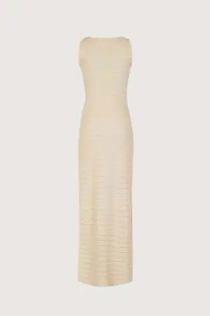 SAME Rosette Sleeveless Crochet Dress