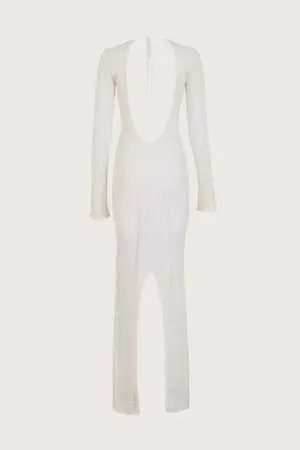 SAME Keyhole Crochet Dress