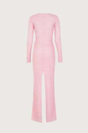 SAME Rosette Crochet Dress