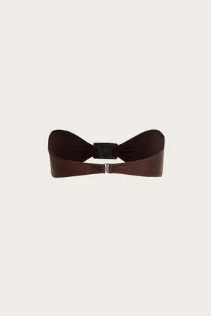 SAME LOS ANGELES Hammer Bandeau Top
