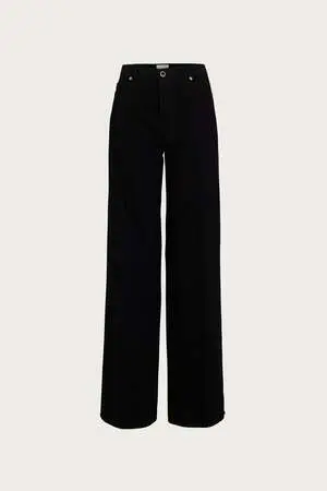 SAME DENIM The Wide Leg Jean - Black