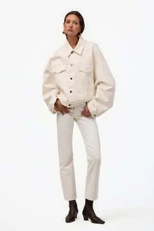 SAME The Perfect Bomber-style Jacket - Off White