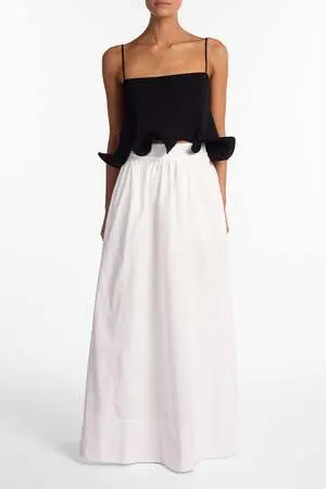 SAME Poplin Maxi Skirt