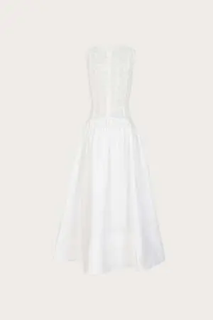 SAME French Lace Poplin Dress