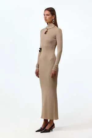 SAME Shimmer Mockneck Dress