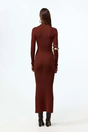 SAME Shimmer Mockneck Dress