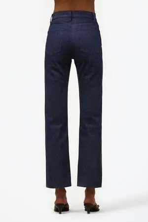 SAME The Straight Ankle Jean - Dark Indigo