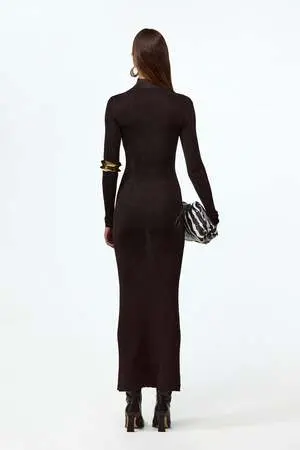 SAME Shimmer Mockneck Dress