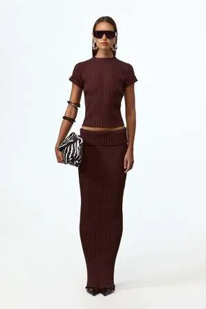 SAME Ribbed Knit Top