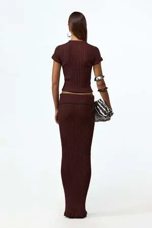 SAME Ribbed Knit Top