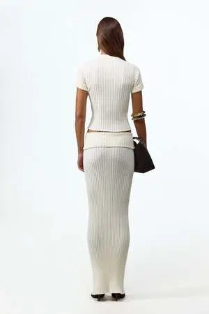 SAME Ribbed Knit Top