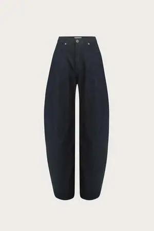 SAME DENIM The Barrel Jean - Dark Indigo