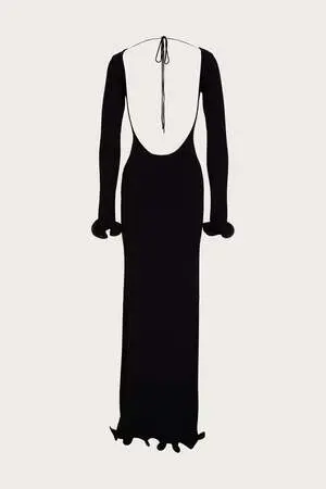 SAME Ruffle Hem Maxi Dress