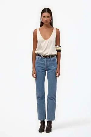 SAME The Straight Ankle Jean - Classic Blue