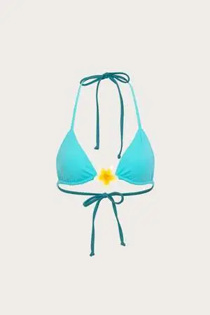 SAME LOS ANGELES Island Triangle Top - Turquoise