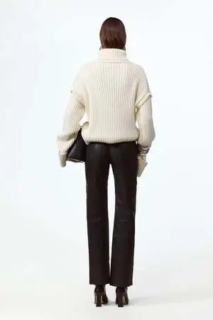 SAME Oversized Ribbed Wool Sweater