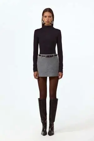 SAME Wool Mini Skirt
