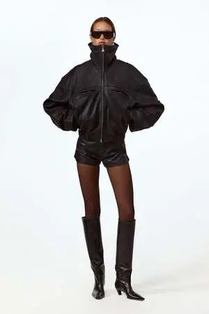 SAME The Leather Bomber Jacket