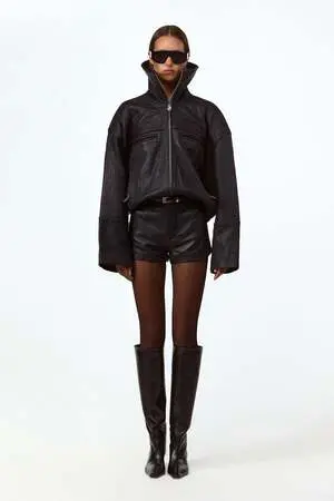 SAME The Leather Bomber Jacket