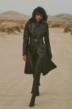 SAME The Leather Trench
