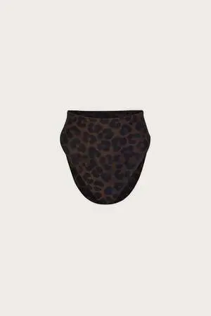 SAME LOS ANGELES High Rise Bottom - Cheetah