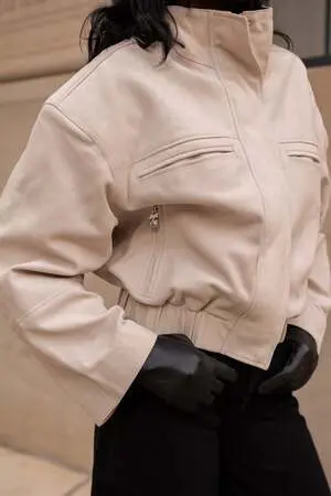 SAME The Suede Bomber Jacket