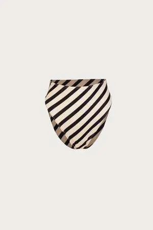 SAME LOS ANGELES High Rise Bottom - Diagonal Stripe