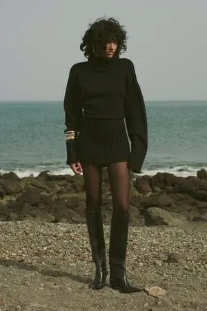 SAME Knit Sweater Dress