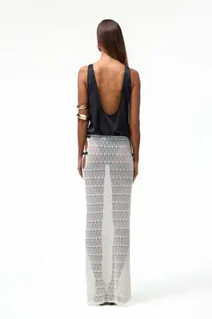 SAME Keyhole Maxi Skirt