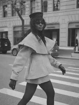 SAME Short Wool Coat