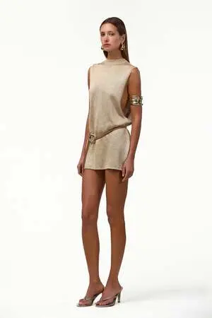 SAME Sleeveless Knit Mini Dress
