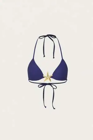 SAME LOS ANGELES Starfish Triangle Top - Navy