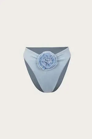 SAME LOS ANGELES Rose High Rise Bottom - Denim/denim