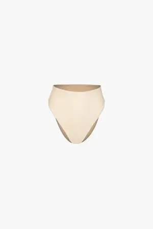 SAME LOS ANGELES High Rise Bottom - Faux Suede Cream