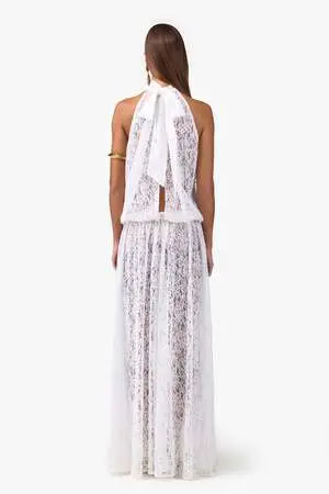 SAME Drop Waist Lace Gown