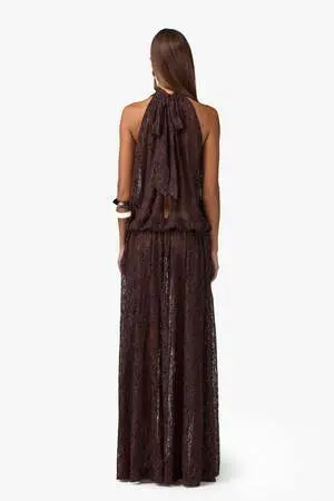 SAME Drop Waist Lace Gown