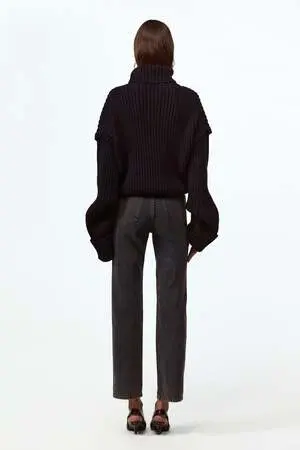 SAME Oversized Ribbed Wool Sweater