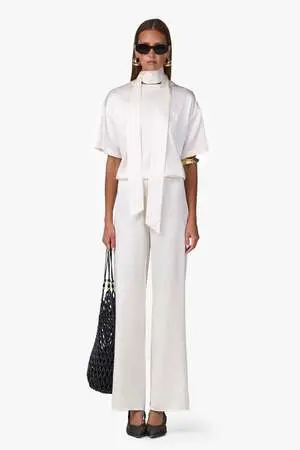 SAME Silk Tee W/ Scarf