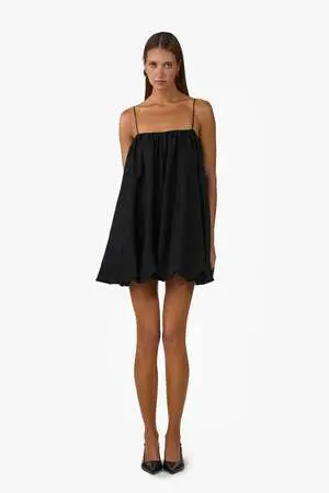 SAME Bubble Mini Dress - Black