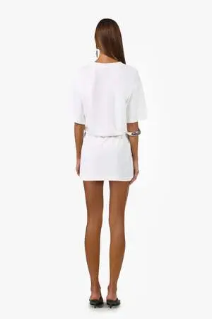 SAME Stone Beaded T-shirt Dress