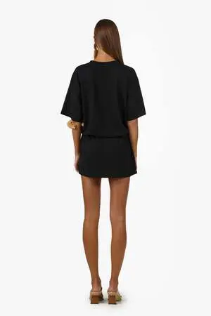 SAME Stone Beaded T-shirt Dress