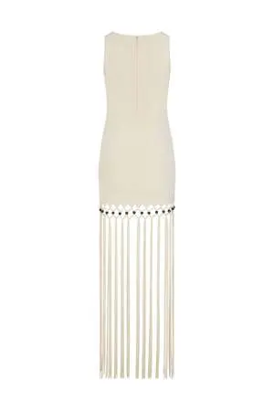 SAME Beaded Fringe Dress