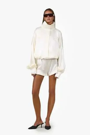 SAME Silk Ruffle Short