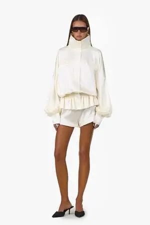 SAME Silk Ruffle Short