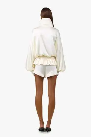 SAME Silk Ruffle Short