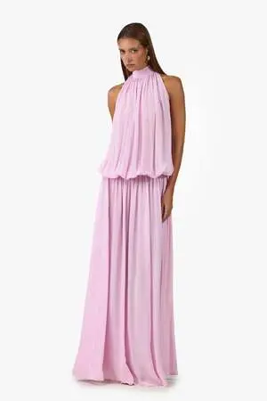 SAME Drop Waist Chiffon Gown