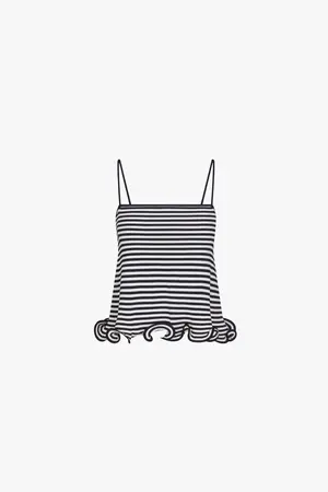 SAME Ruffle Hem Tank