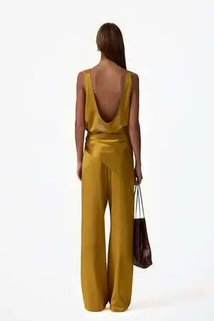 SAME Silk Wide Leg Pants
