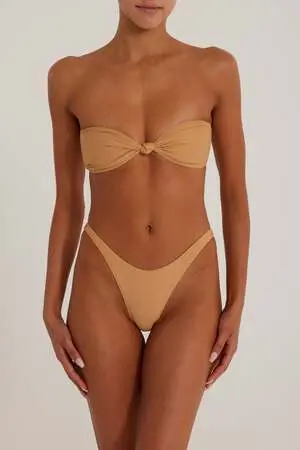 SAME LOS ANGELES Knotted Bandeau Top