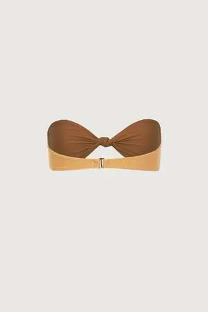 SAME LOS ANGELES Knotted Bandeau Top